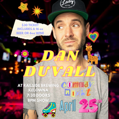 DAN DUVALL at RAILSIDE COMEDY NIGHT! · Jump Comedy